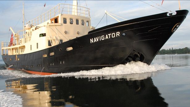 Price cut on expedition motor yacht Navigator at Hyde Yachts